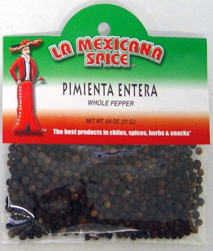 La Mexicana Spice Co. Pimienta Entera Whole Pepper - Shop Herbs ...