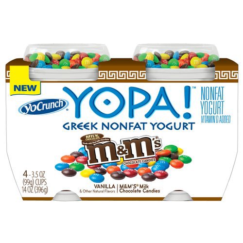 YoCrunch Yopa! Vanilla Greek Yogurt with M&M Candies - Shop Yogurt at H-E-B