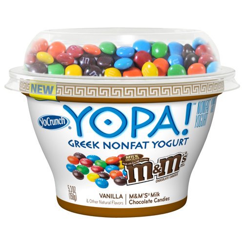 YoCrunch Yopa! Vanilla Greek Yogurt with M&M Candies - Shop Yogurt at H-E-B