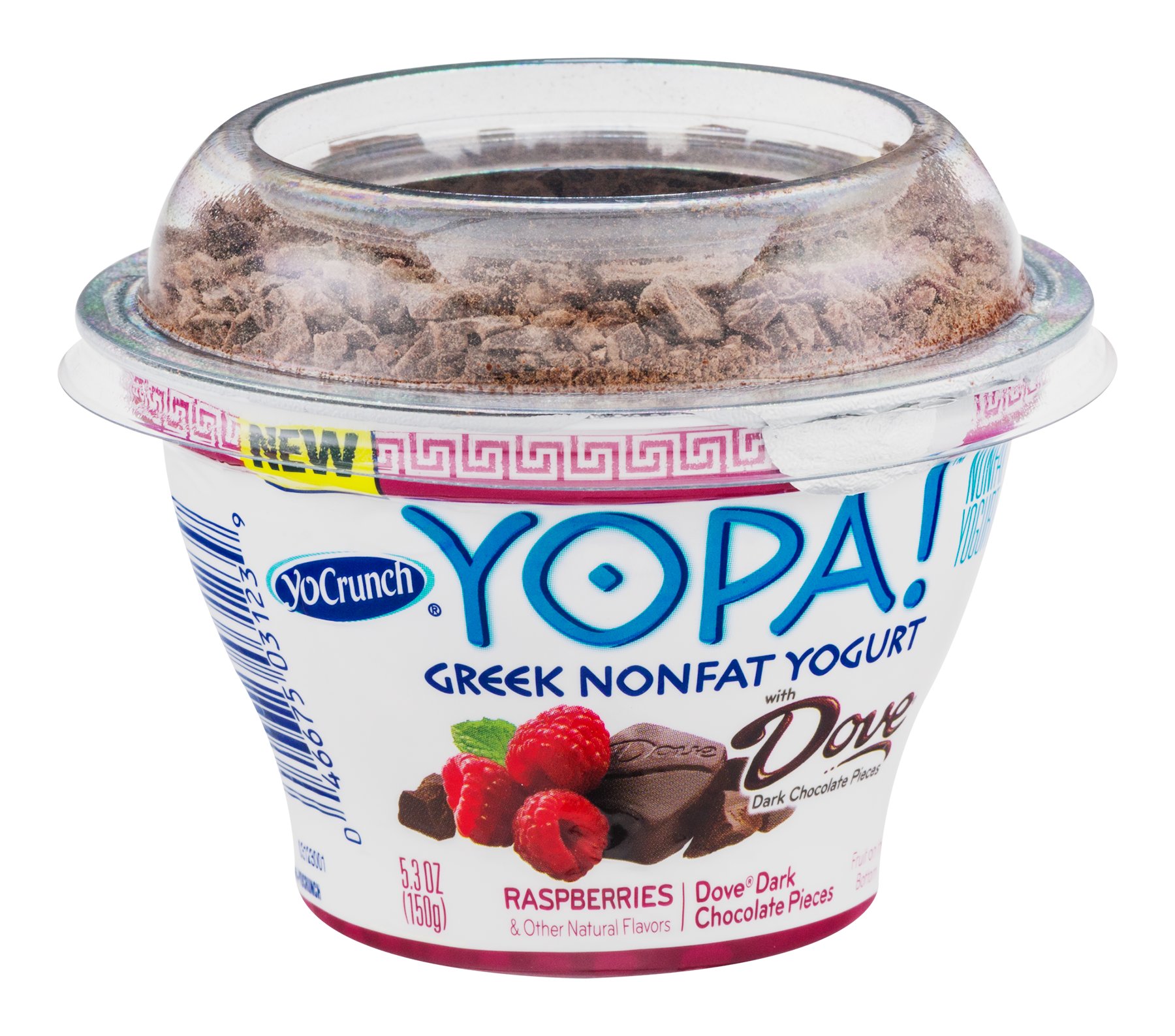 Yopa Raspberry Dove Dark Chocolate Greek Yogurt - Shop Yogurt at H-E-B