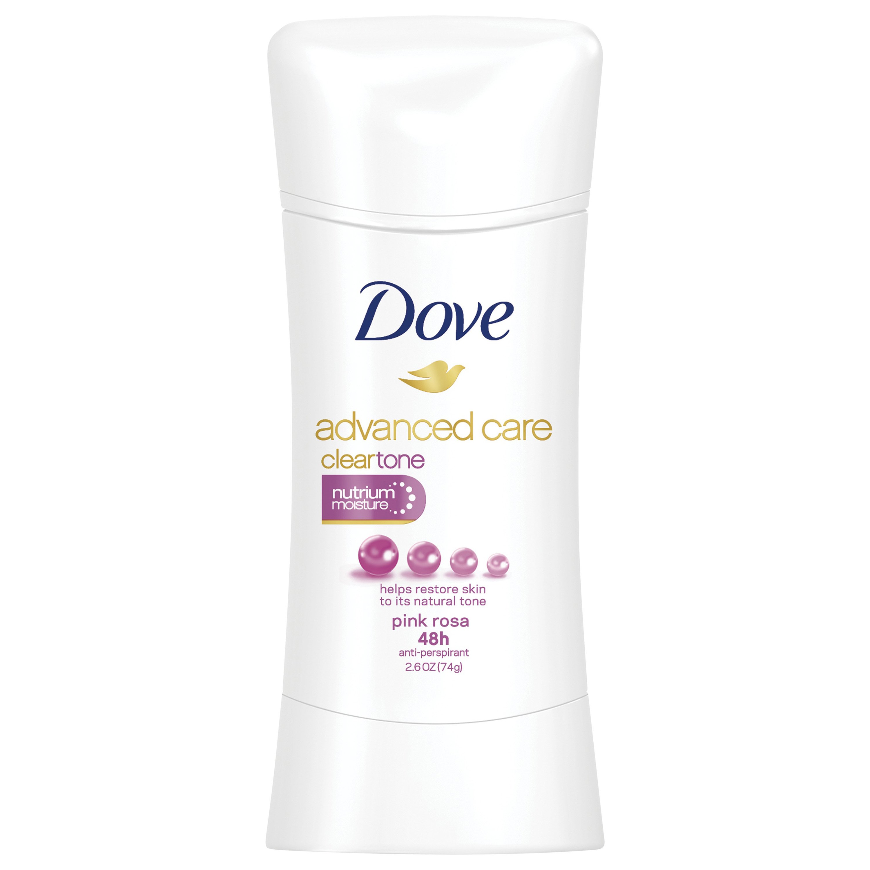 Dove Advanced Care ClearTone Pink Rosa Antiperspirant - Shop Deodorant ...