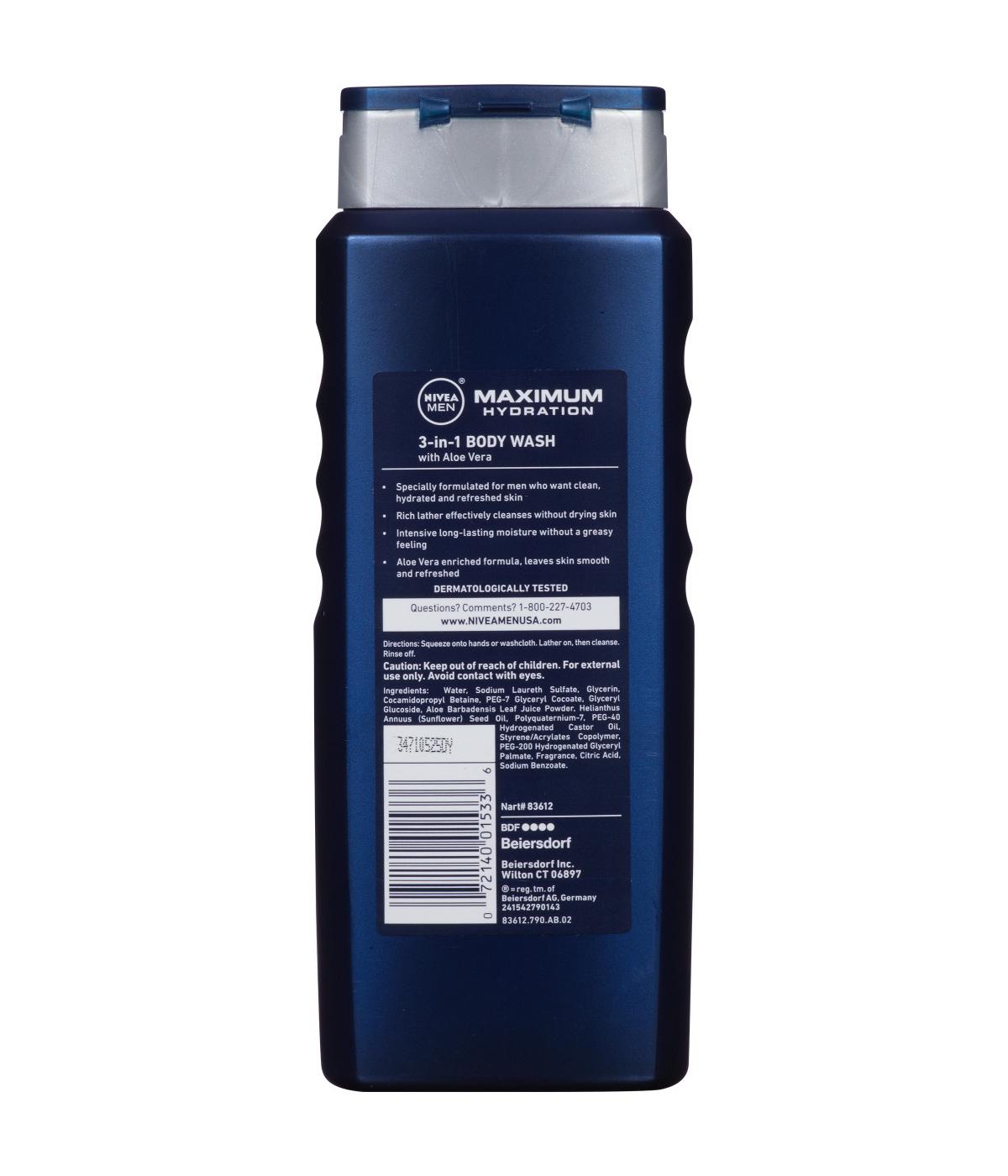 NIVEA Men Maximum Hydration Body Wash - Shop Body wash at H-E-B