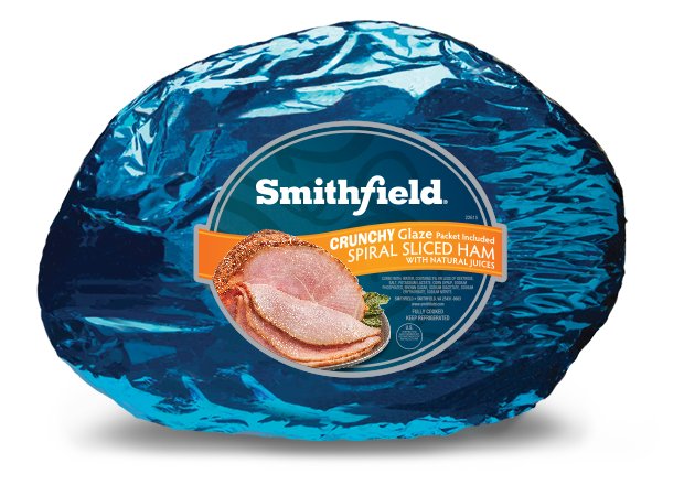 Smithfield Crunchy Glaze Spiral Sliced Smoked Ham - Shop Meat at H-E-B