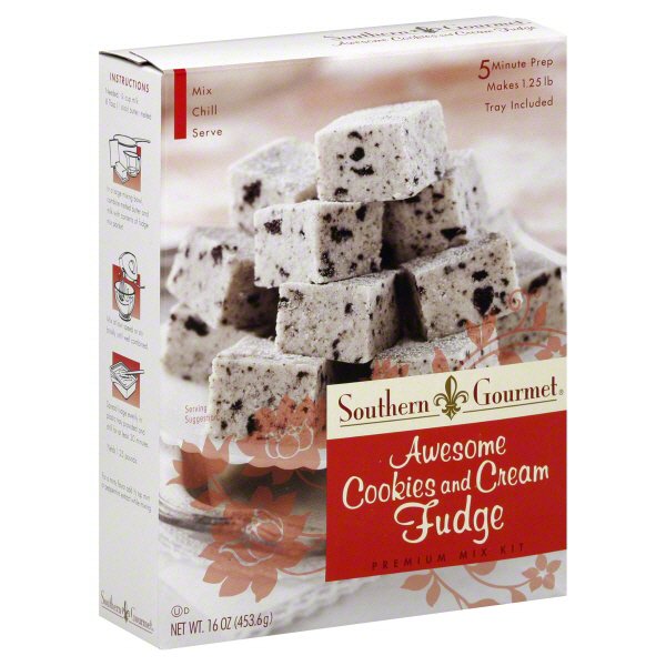 Southern Gourmet Awesome Cookies and Cream Fudge Premium Mix Kit - Shop ...