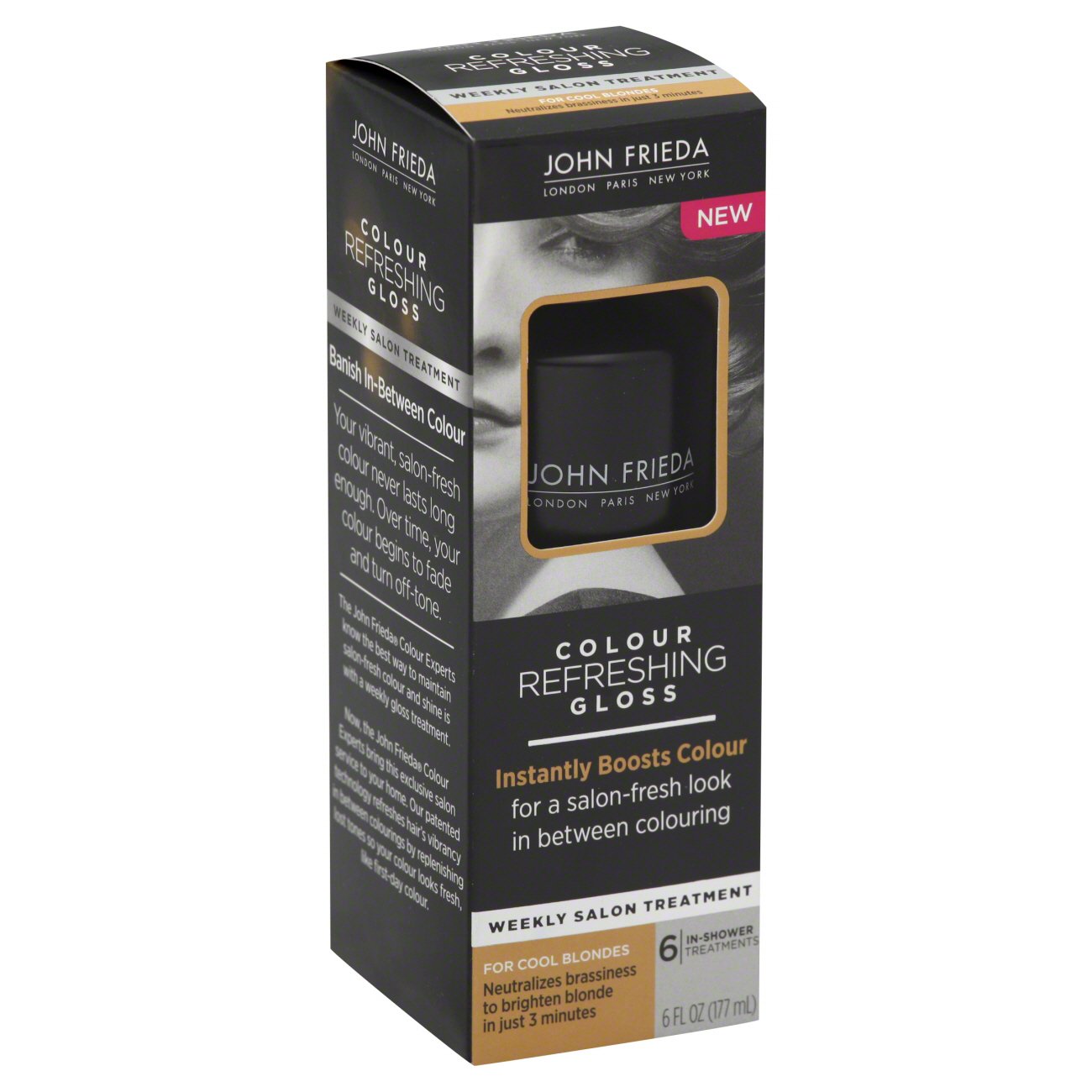 John Frieda Colour Refreshing Gloss Instantly Boosts Colour for Cool ...