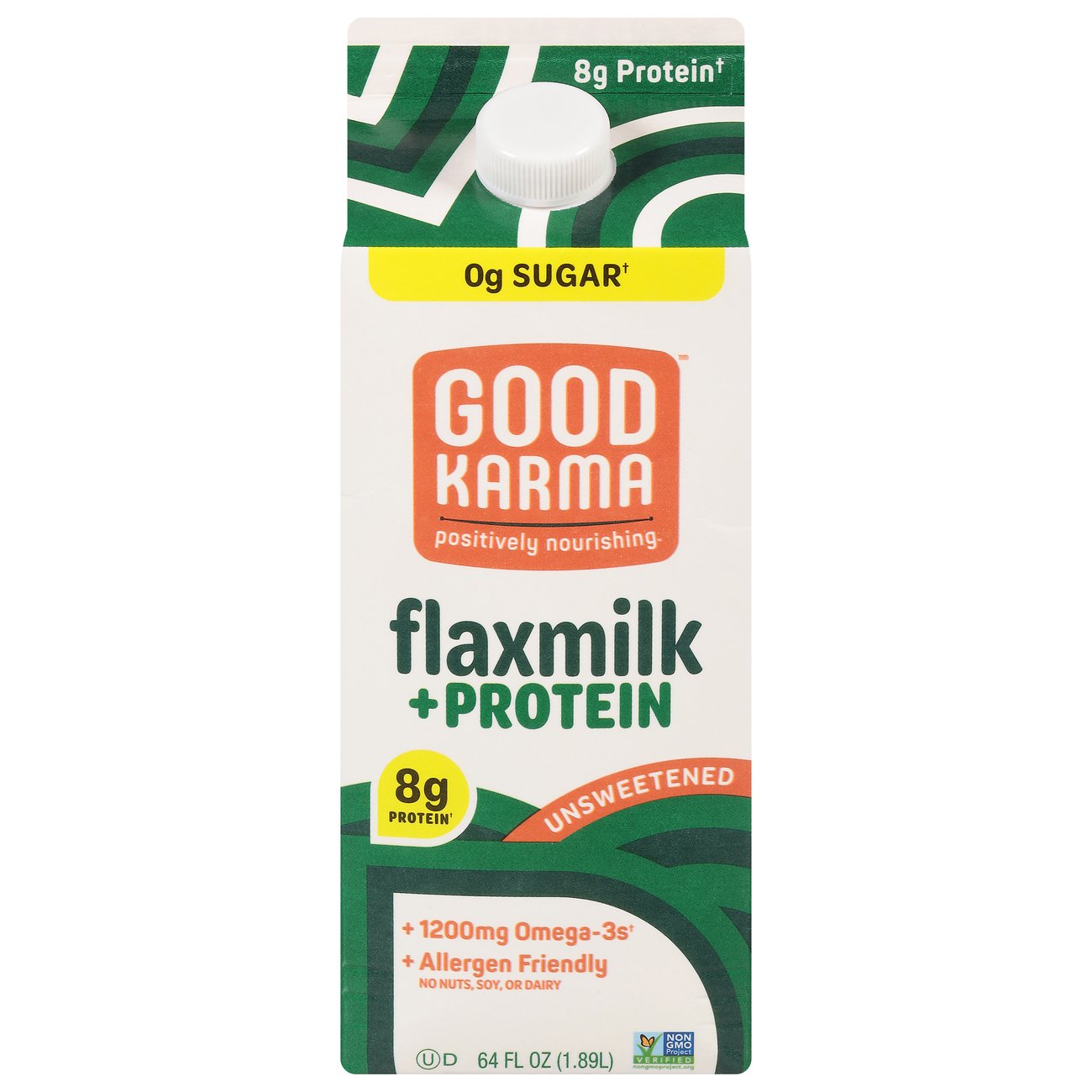 Good Karma Unsweetened + Protein Flax Milk - Shop Milk at H-E-B