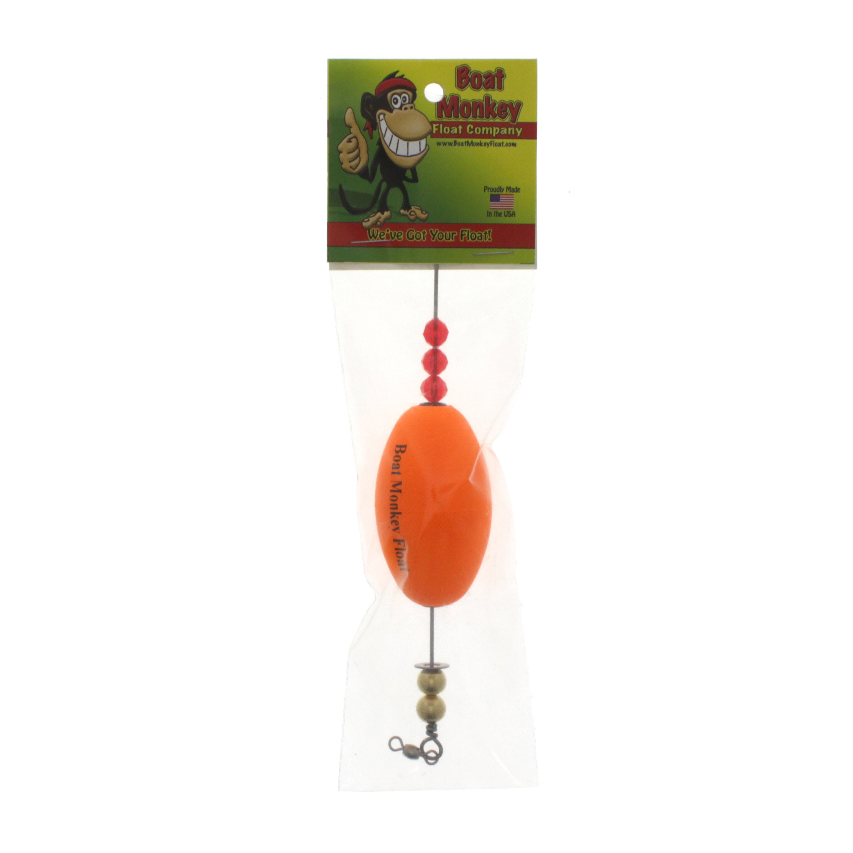 Boat Monkey Float Company Orange Oval Float - Shop Fishing at H-E-B