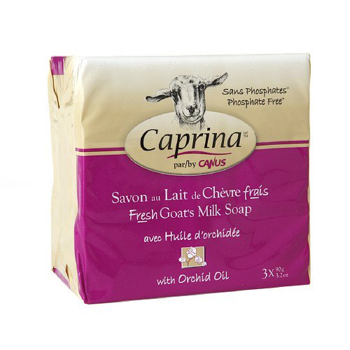 Caprina Fresh Goat's Milk Soap with Orchid Oil 3 CT - Shop Bath & Skin ...