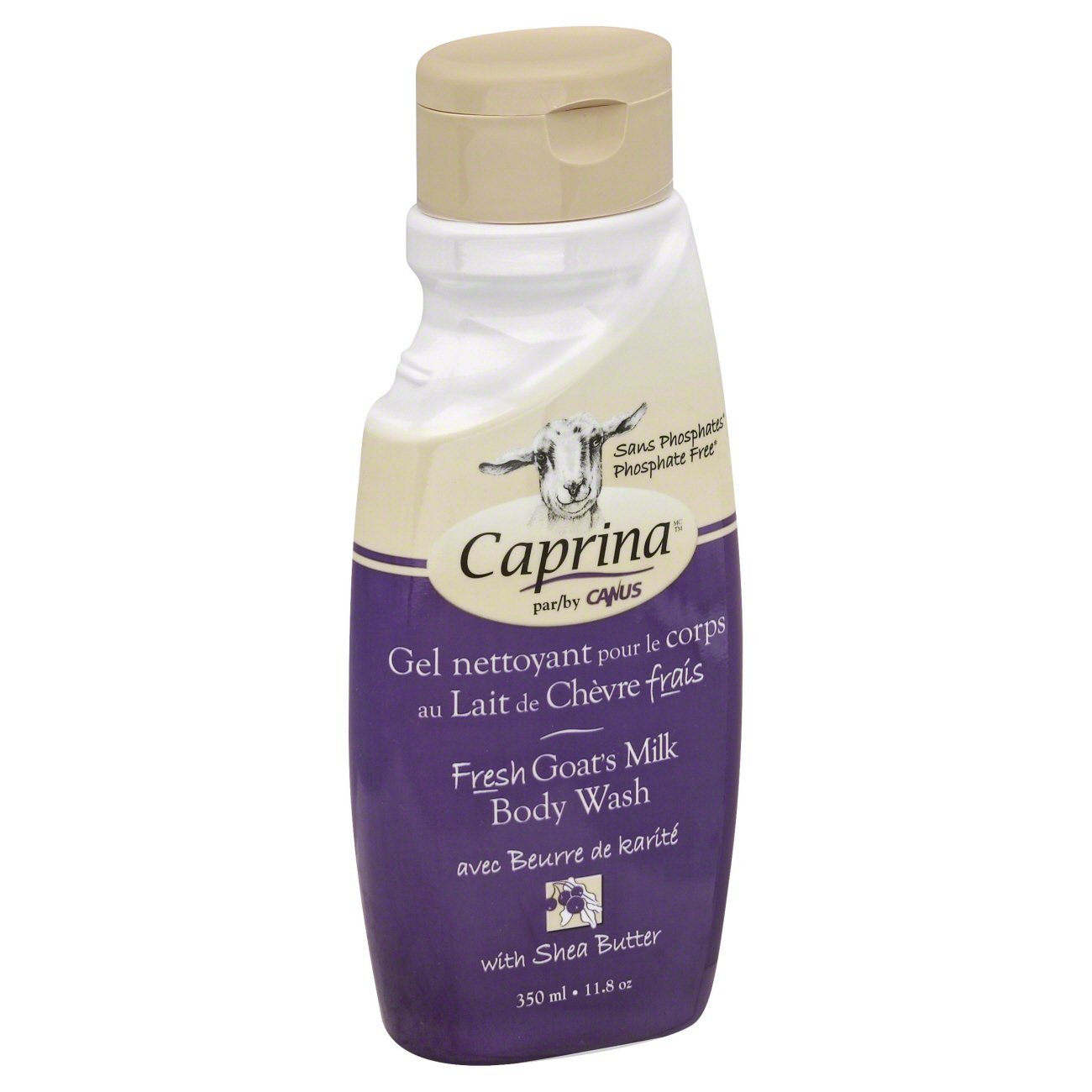 Caprina Fresh Goat's Milk Body Wash with Shea Butter - Shop Bath & Skin ...