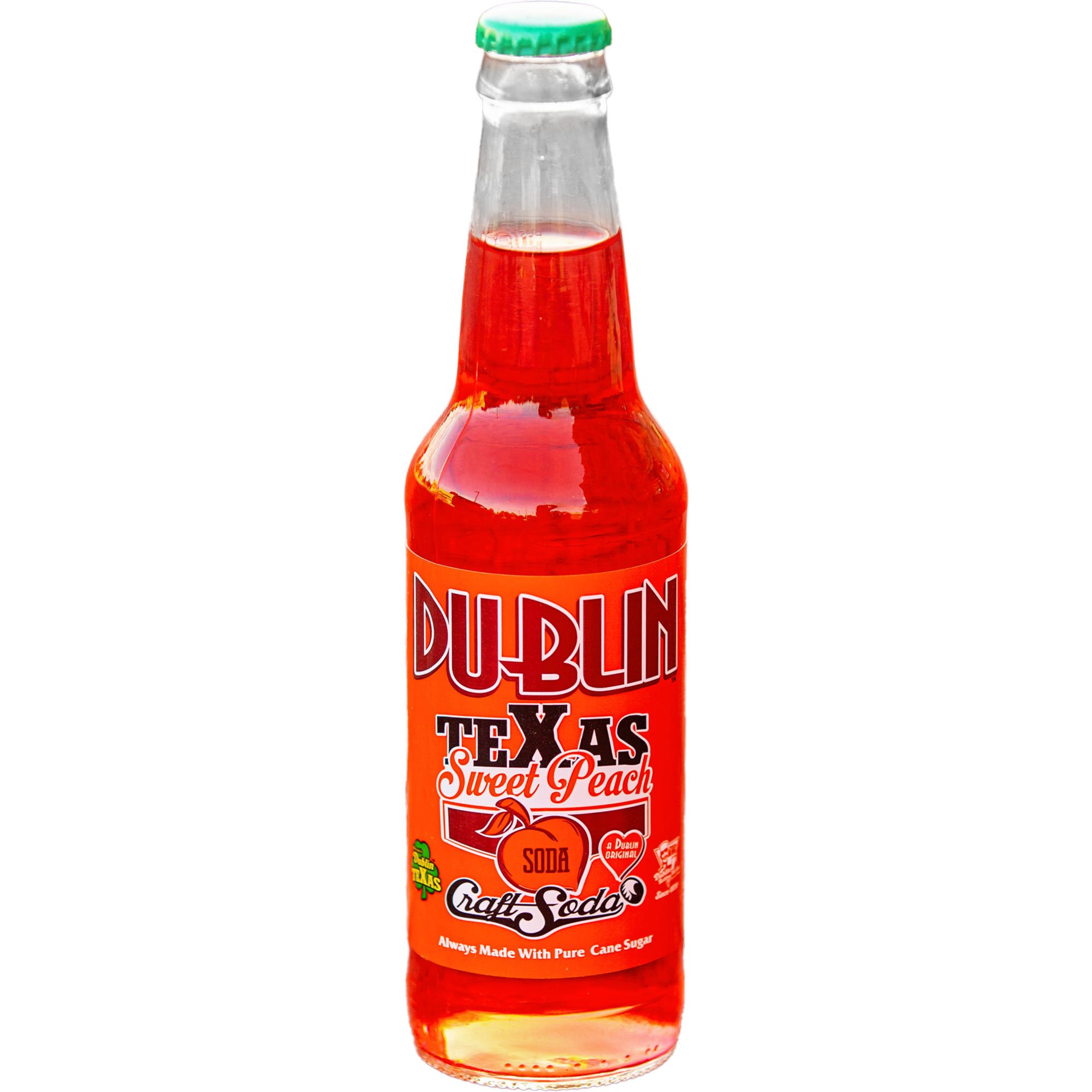 Dublin Texas Sweet Peach Soda - Shop Soda at H-E-B