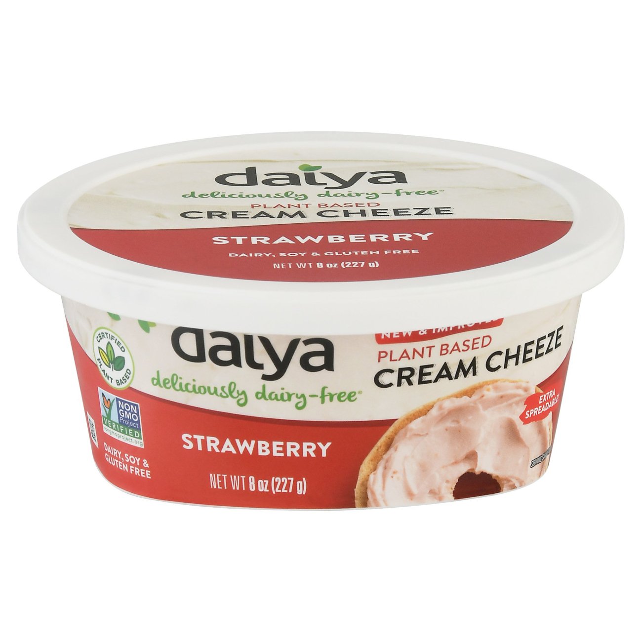 Daiya Cream Cheese Spread Strawberry - Shop Cheese at H-E-B
