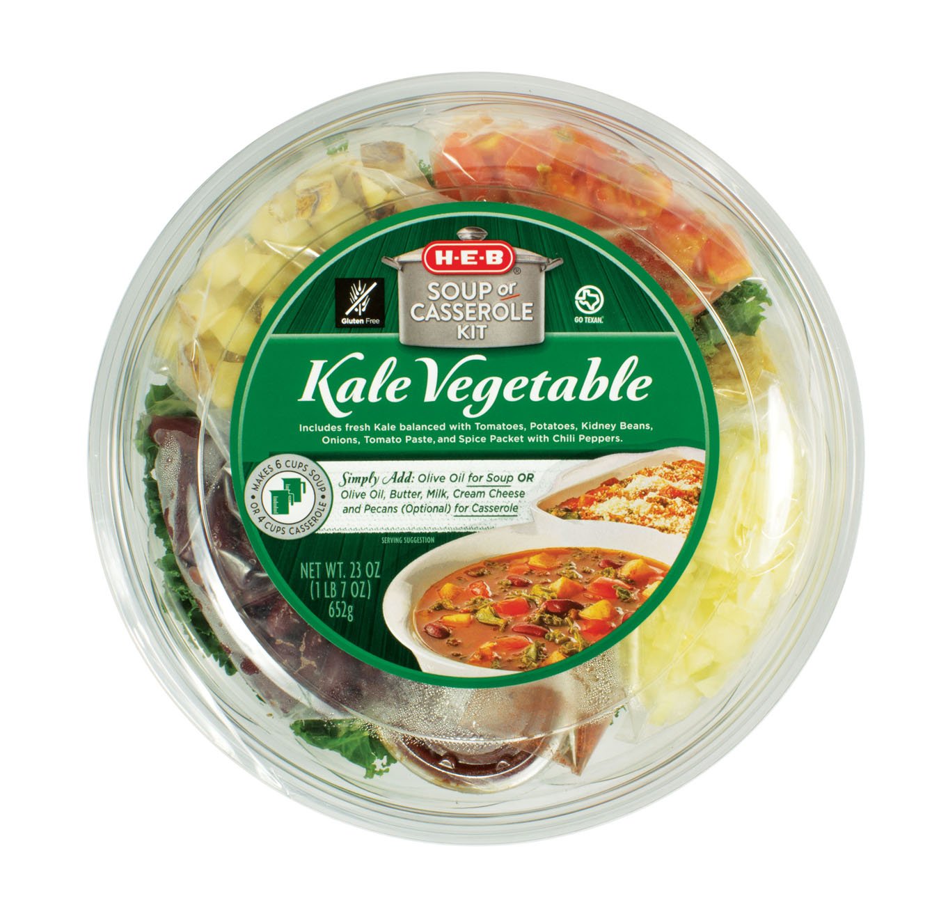 H-E-B Kale Vegetable Soup Kit - Shop Soup at H-E-B