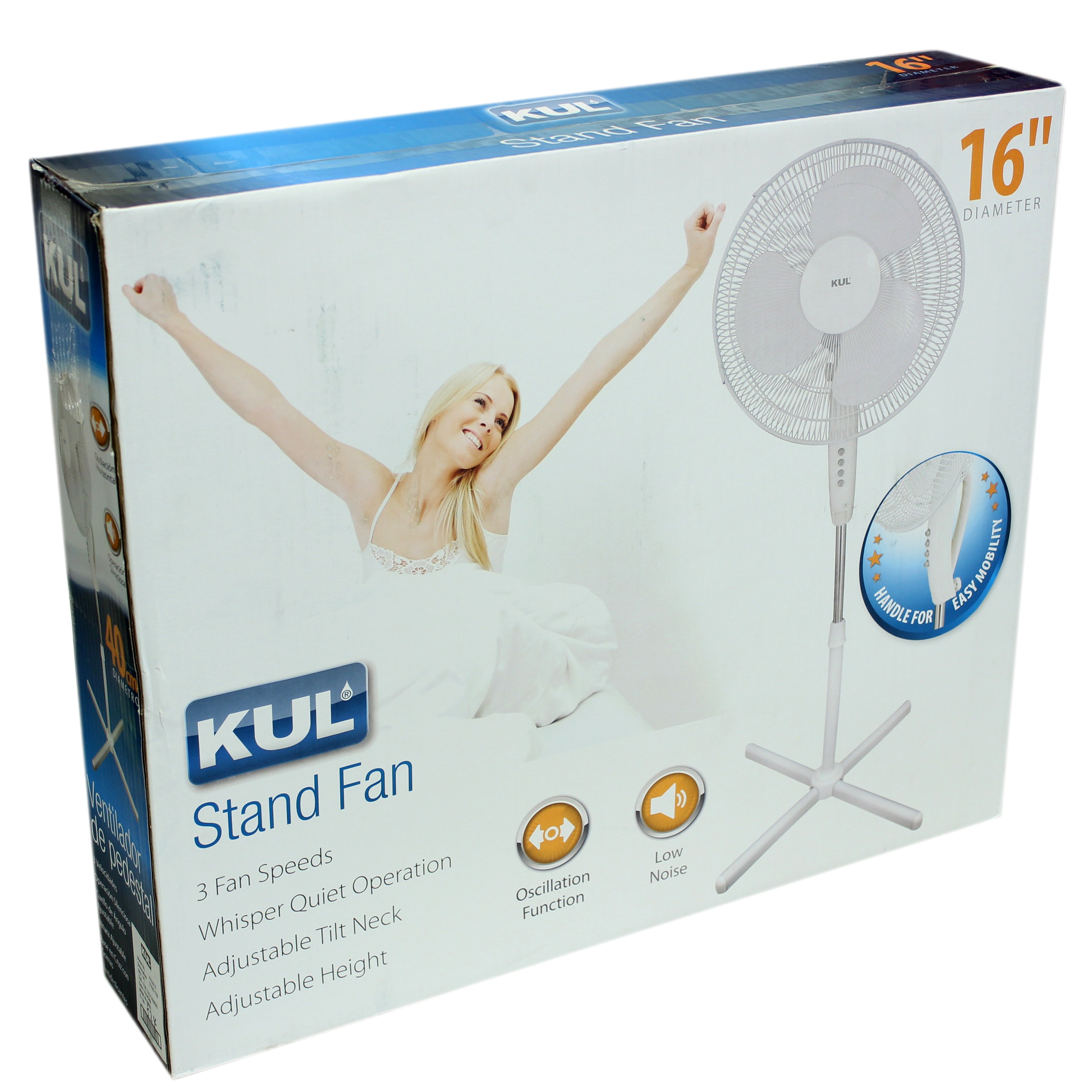 Kul White 16 Inch Pedestal Fan - Shop Kul White 16 Inch Pedestal Fan ...