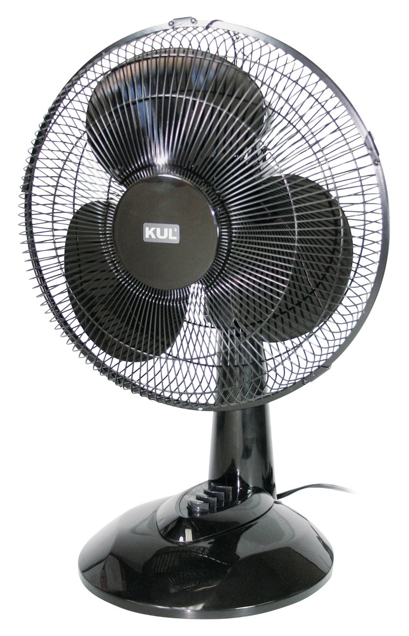 Kul 12 Inch Desk Fan in Black - Shop Home Improvement at H-E-B