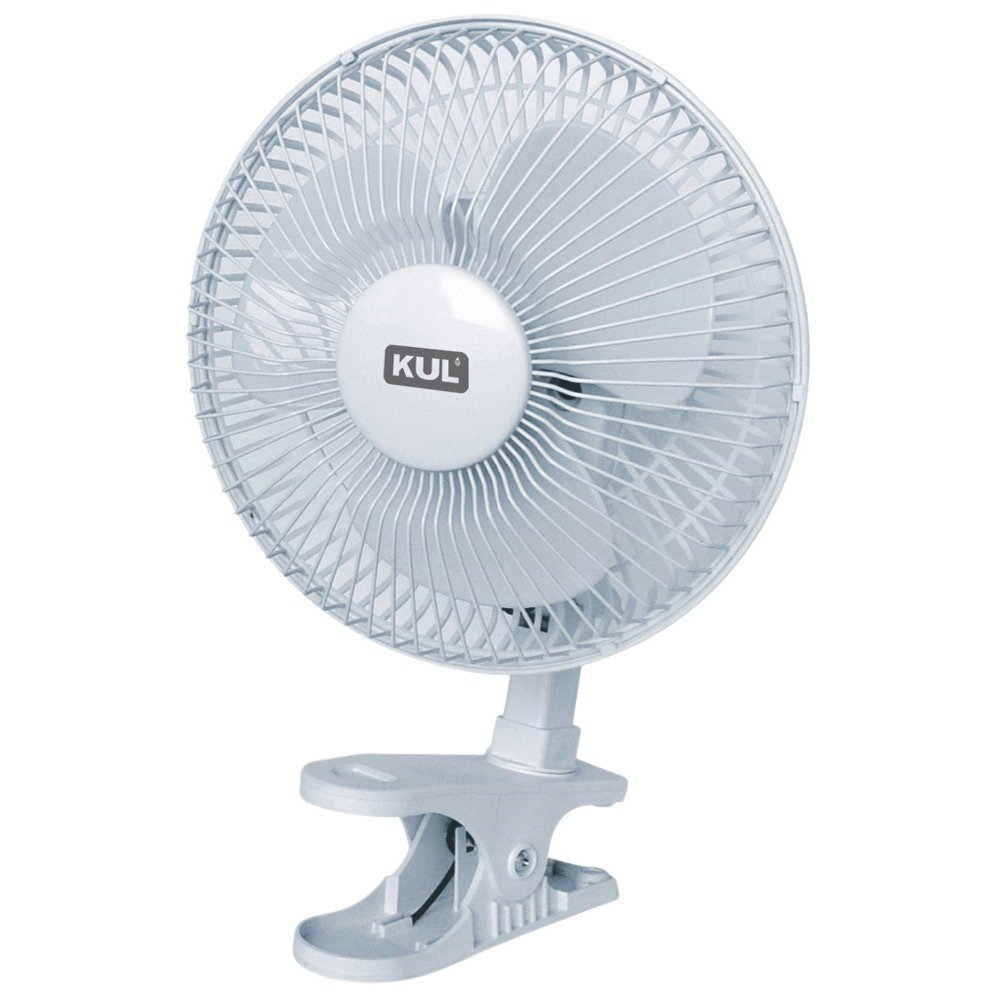 Kul Desk Clip Fan With Storage - Shop Fans & air purifiers at H-E-B