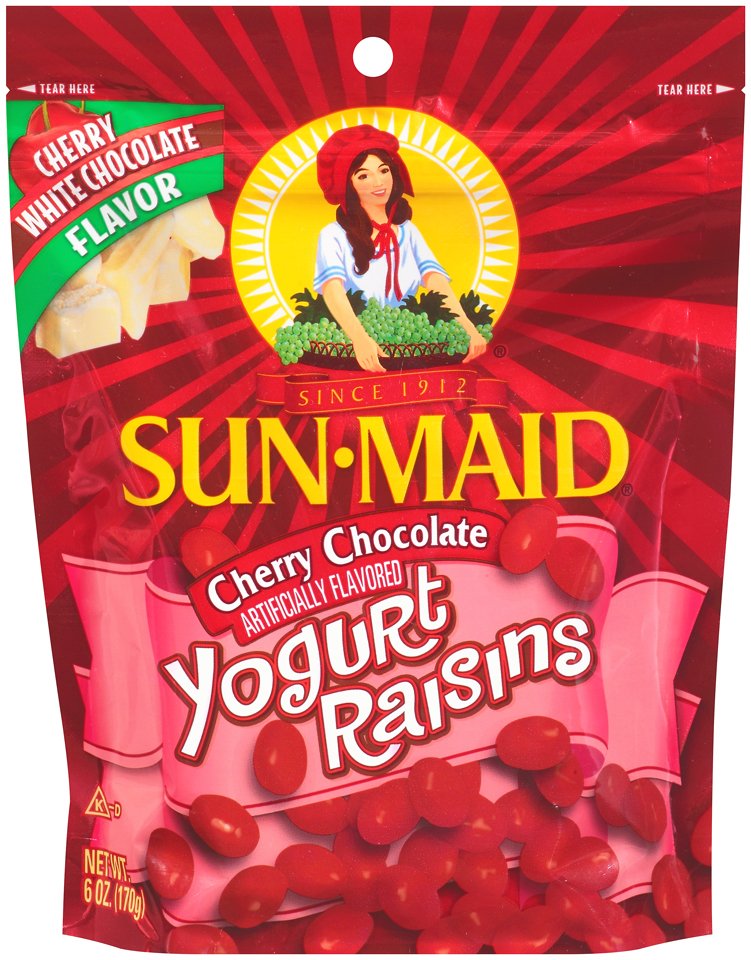 Sun-Maid Cherry Chocolate Flavored Yogurt Raisins - Shop Raisins at H-E-B