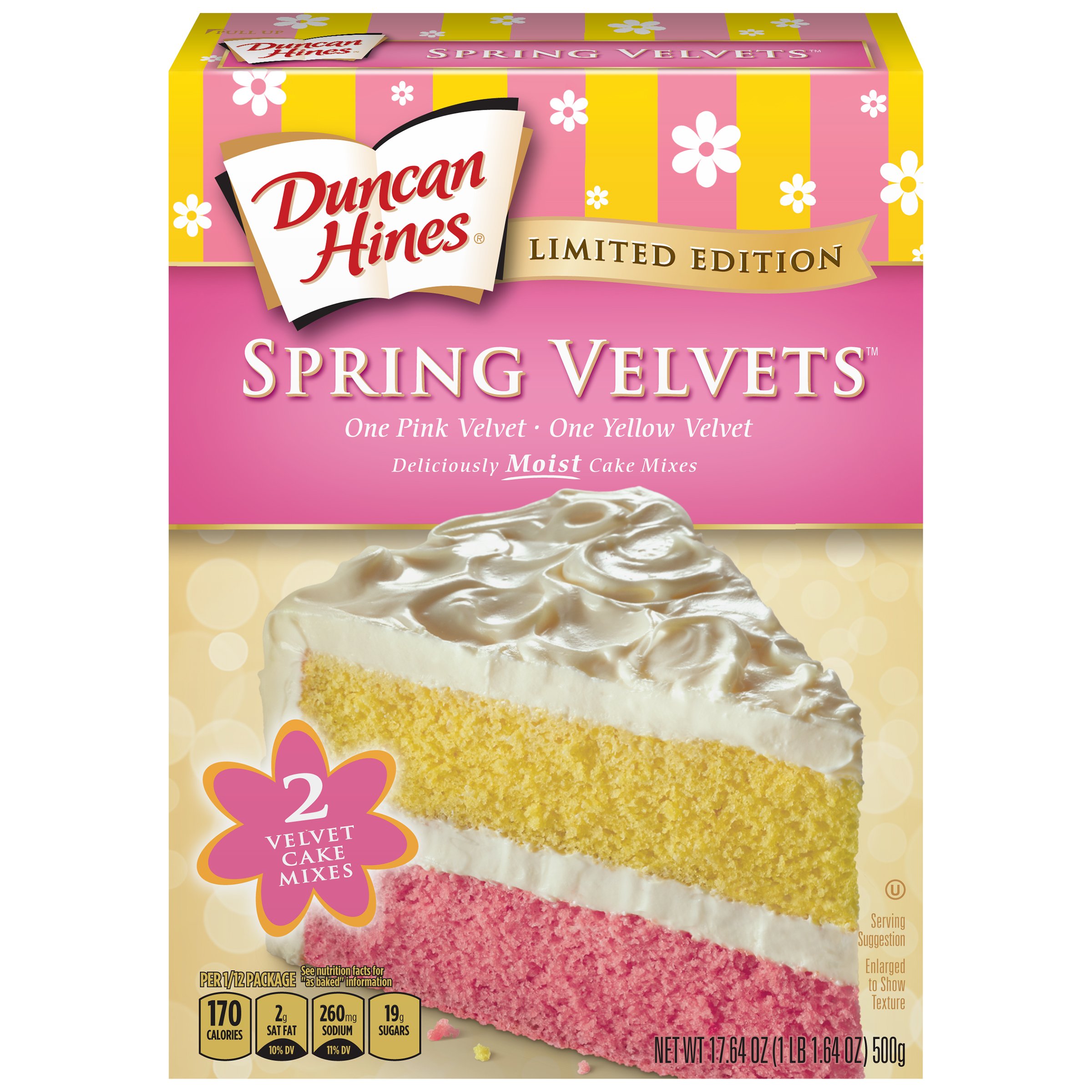 Duncan Hines Spring Velvets Limited Edition Cake Mix - Shop Baking ...