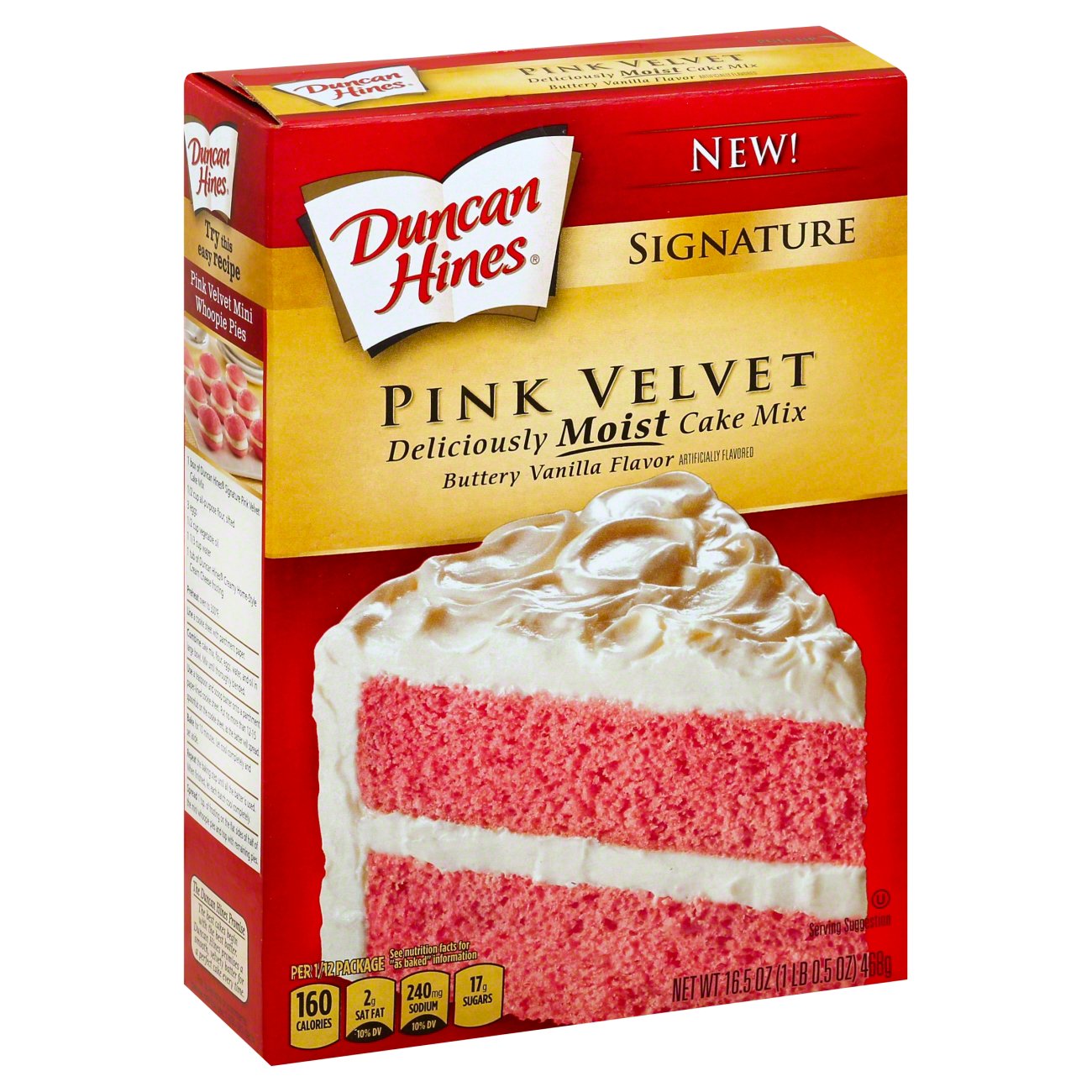 Duncan Hines Signature Pink Velvet Cake Mix - Shop Baking mixes at H-E-B