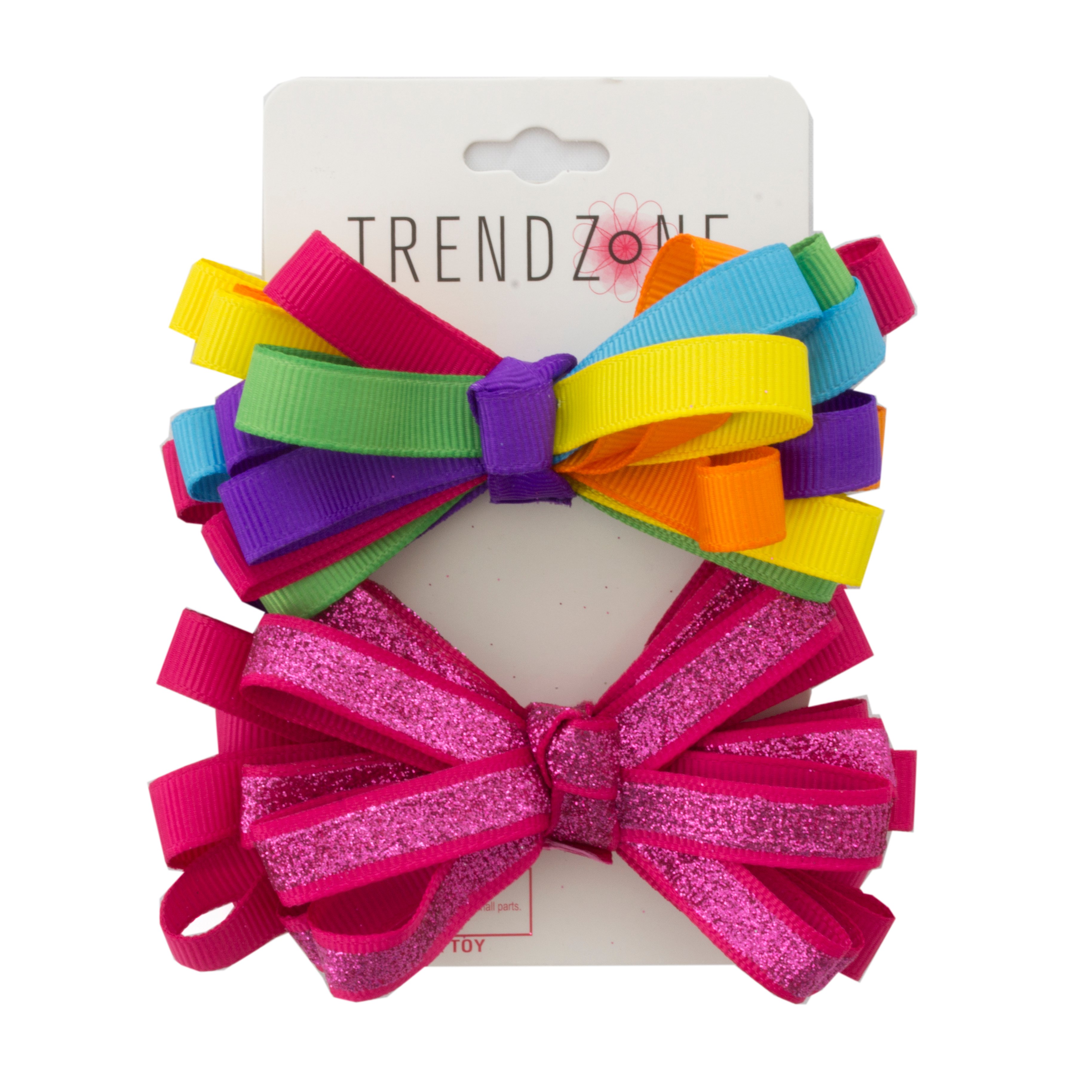 Trend Zone Multi & Solid Glitter Loopy Bows - Shop at H-E-B