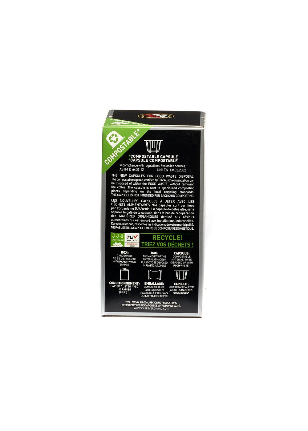 Caffe' Vergnano Intenso Espresso Single Serve Capsules - Shop Coffee at ...