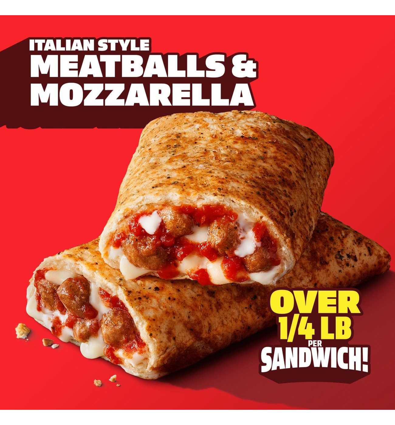 Hot Pockets Italian Style Meatballs and Mozzarella Frozen Sandwiches ...