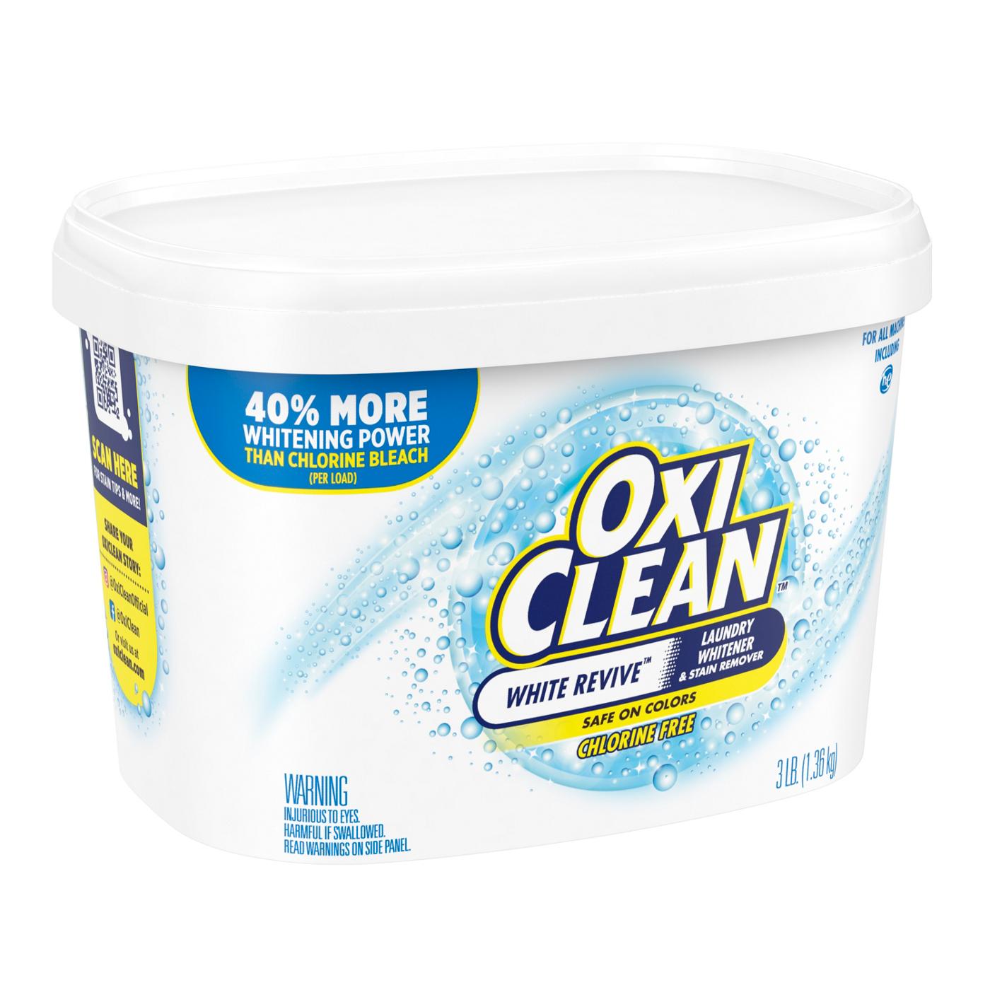 OxiClean White Revive Laundry Stain Remover Powder 45 Loads - Shop ...