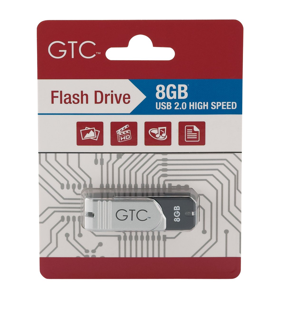GTC 8GB USB 2.0 High Speed Flash Drive - Shop GTC 8GB USB 2.0 High ...