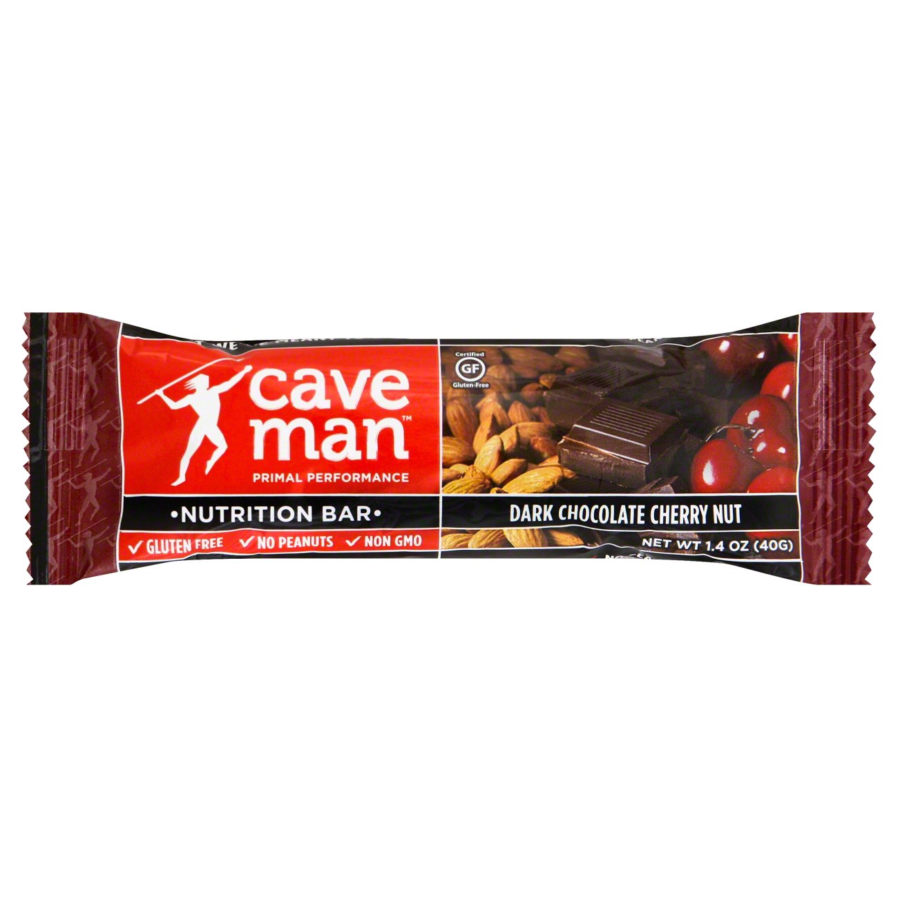 Caveman Foods Dark Chocolate Cherry Nut Bar - Shop Snacks & Candy at H-E-B