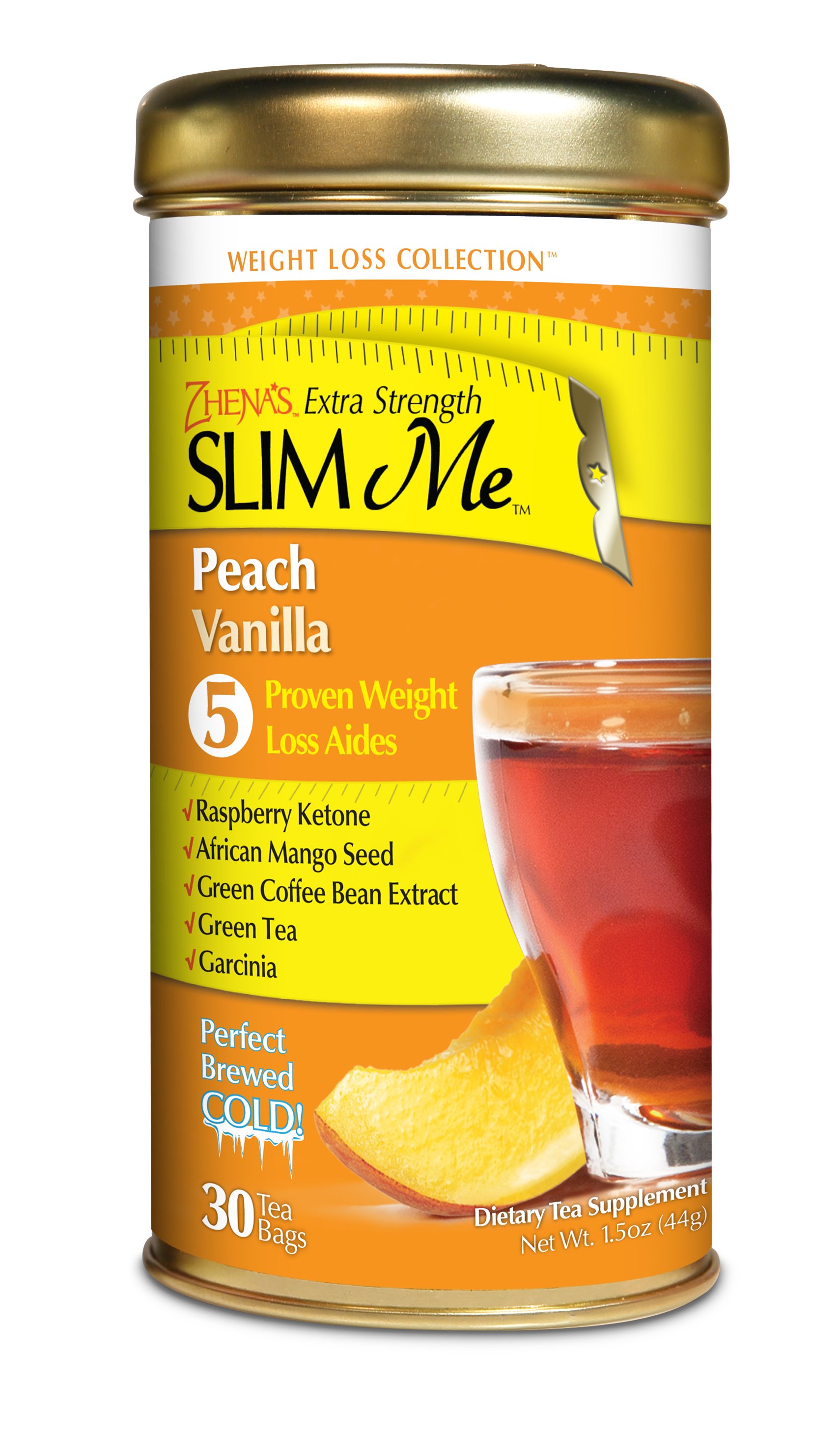 Zhena's Extra Strength Slim Me Peach Vanilla Tea Bags - Shop Diet ...