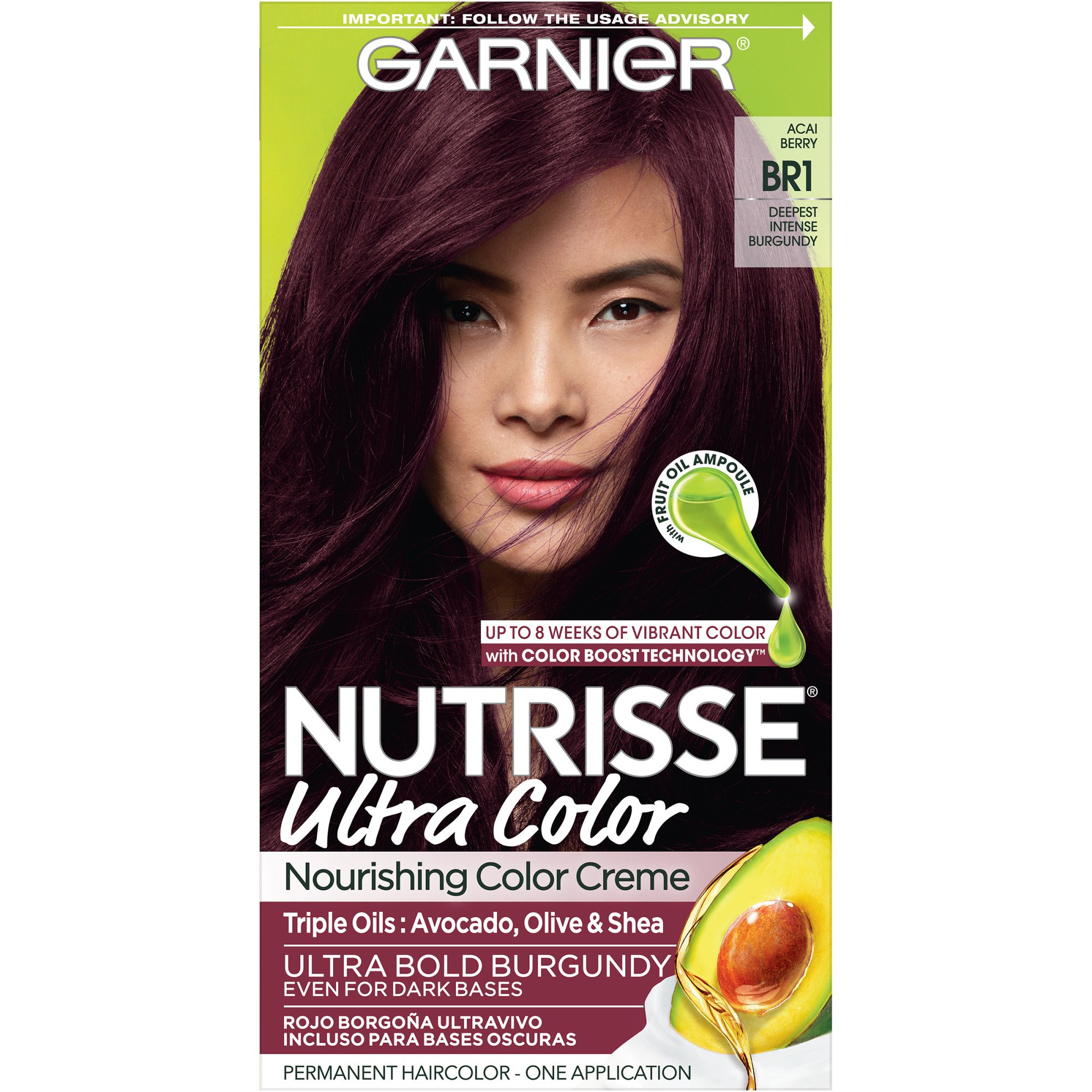 Dark Red Brown Hair Dye Box