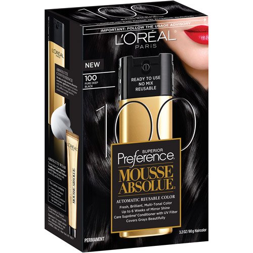 L'Oréal Paris Superior Preference Mousse Absolue Pure Deep Black ...