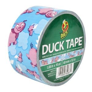 Duck Flying Pigs Duck Tape 1.88 Inch x 10 YD - Shop Adhesives & Tape at ...
