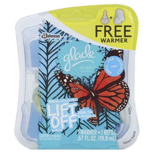 Glade Spring Collection White Tea and Magnolia Scented Oil PlugIns ...