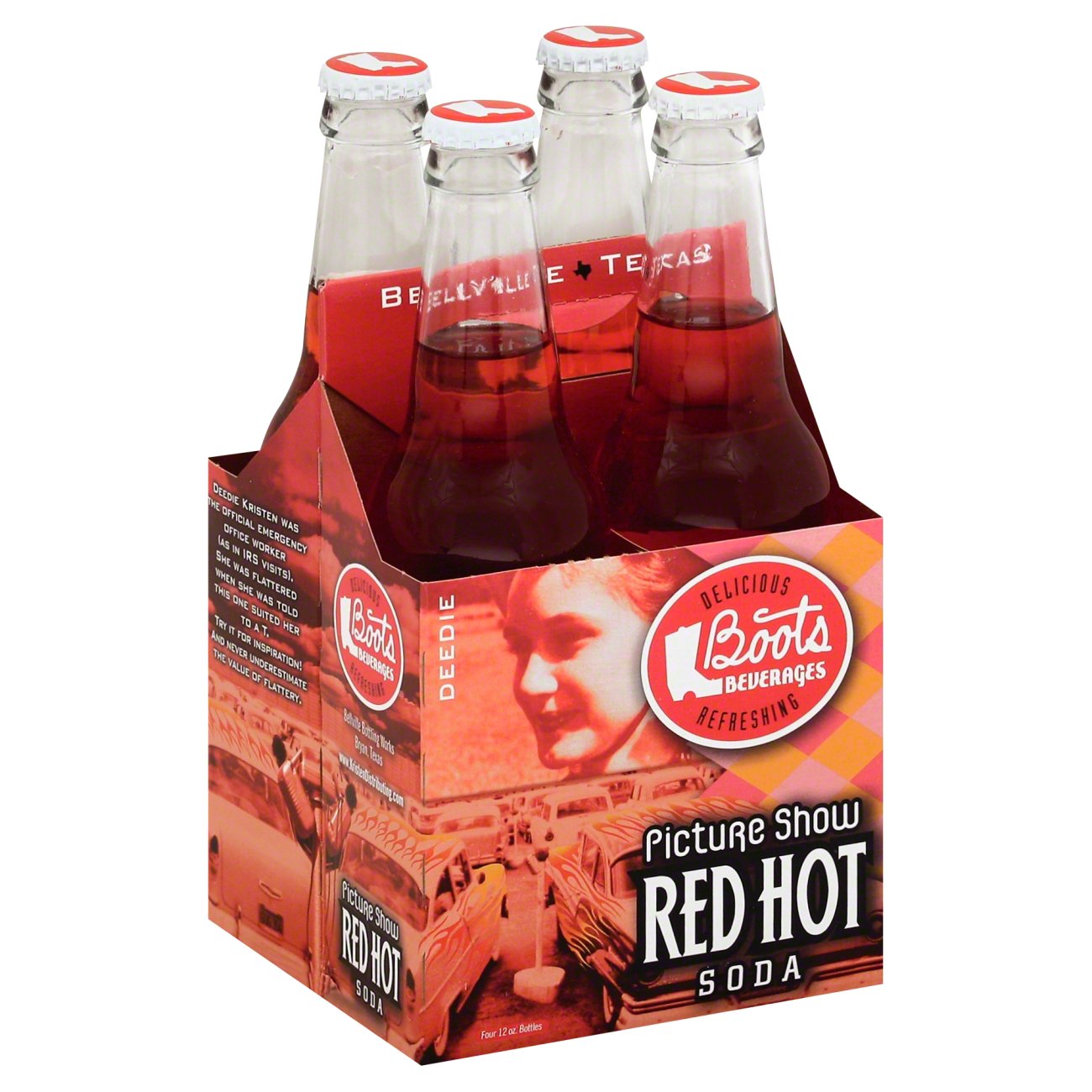 Boots Beverages Picture Show Red Hot Soda 12 oz Bottles - Shop Soda at ...
