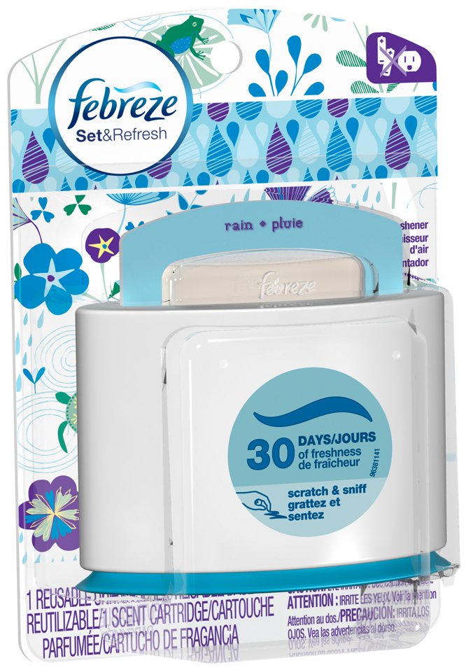 Febreze Set & Refresh Rain Air Freshener - Shop Air fresheners at H-E-B