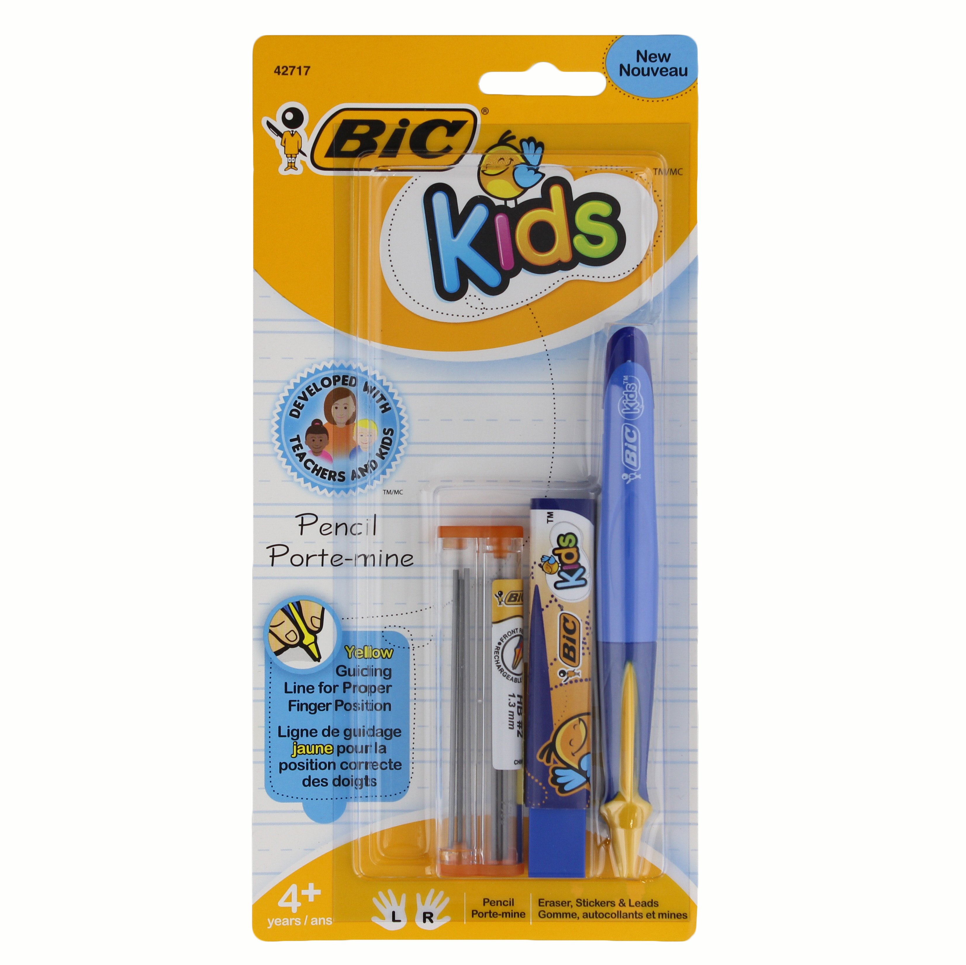 Bic Kids Learner Mechanical Pencil, Blue - Shop Pencils at H-E-B