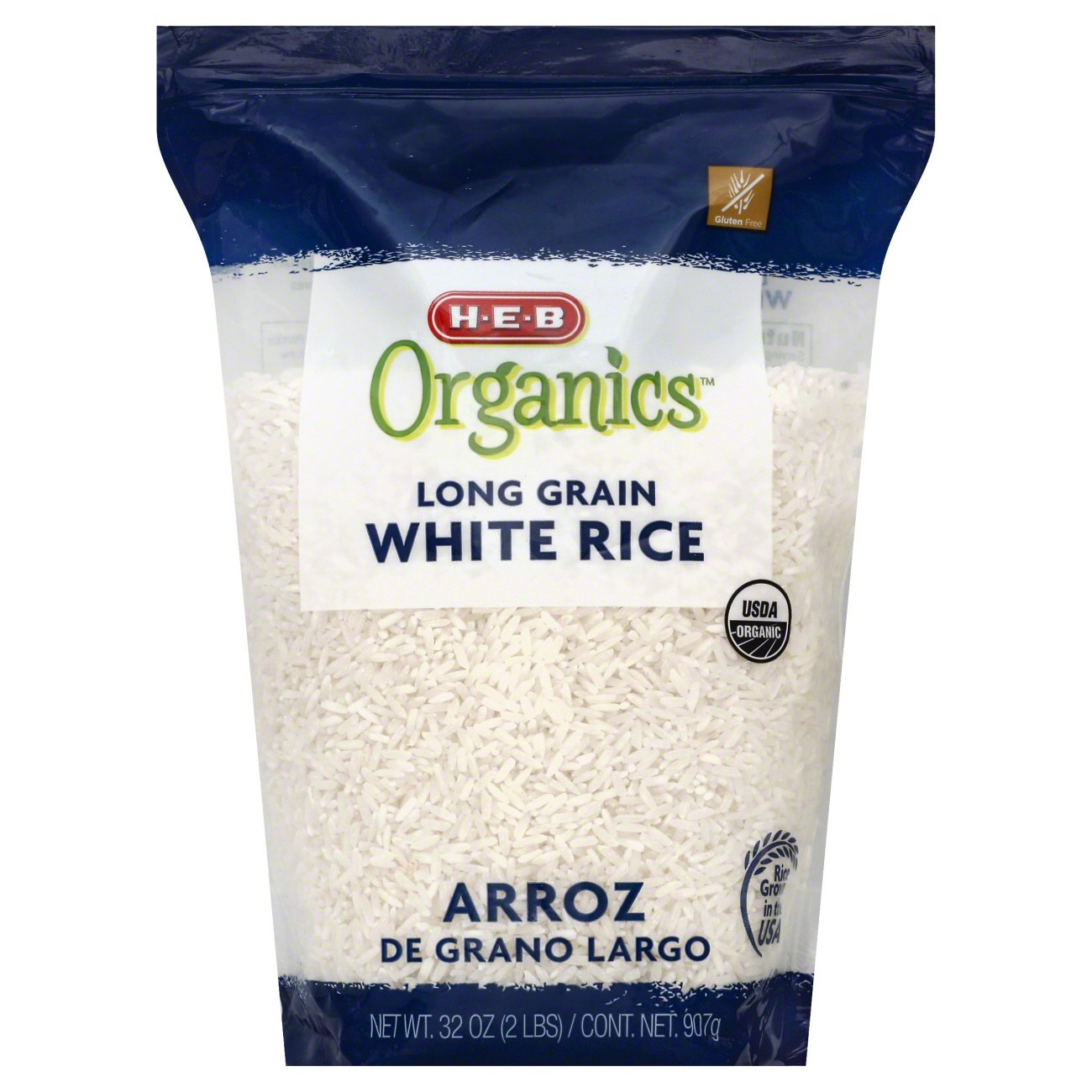 H-E-B Organics Long Grain White Rice - Shop Rice & grains at H-E-B
