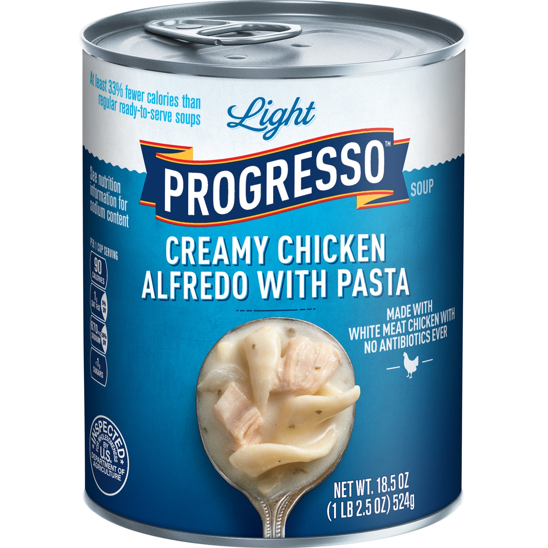 Progresso Light Creamy Chicken Alfredo with Pasta Soup - Shop Soups ...