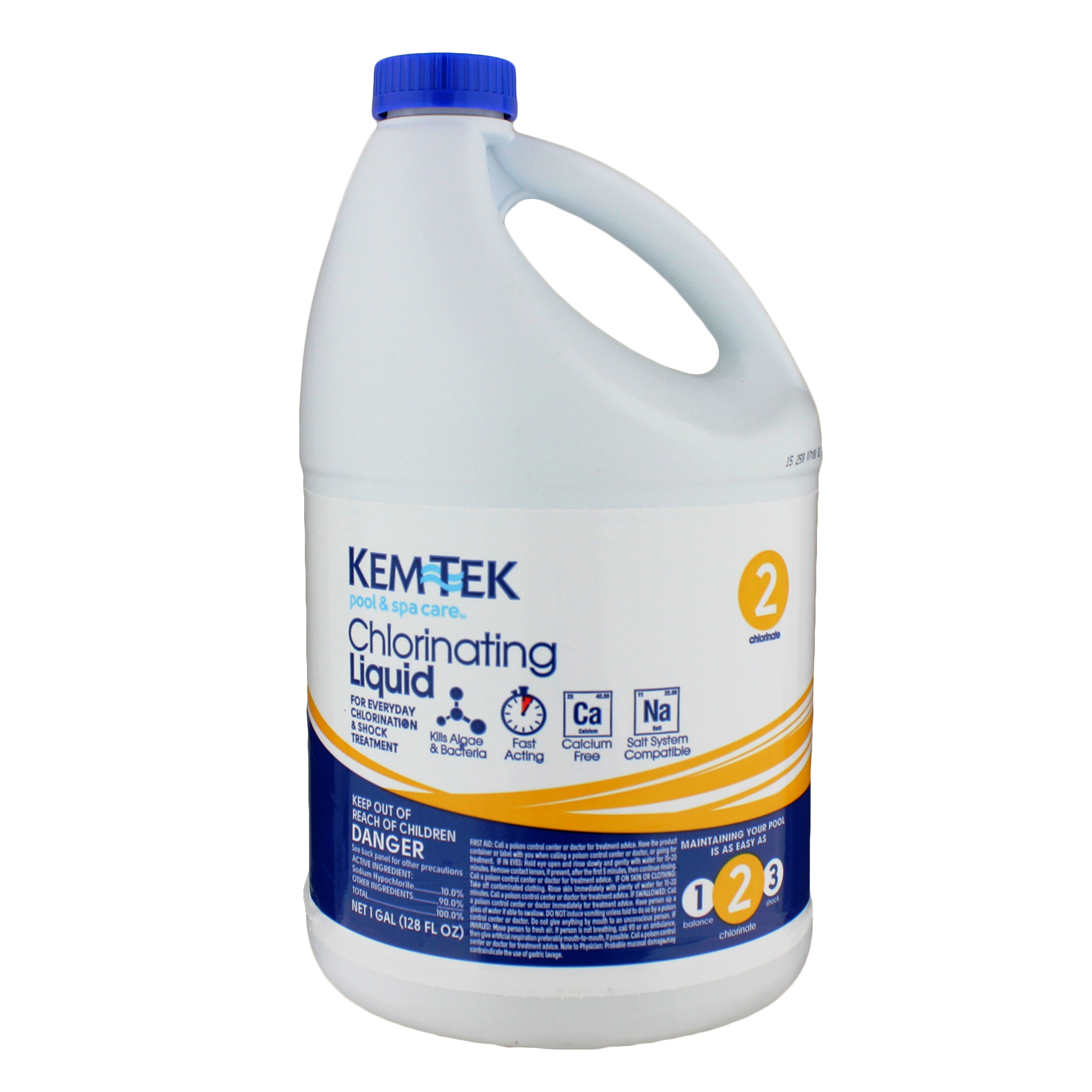 Kem-Tek Pool & Spa Care Chlorinating Liquid - Shop Pool maintenance at ...