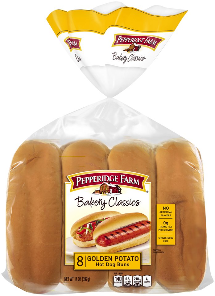 Pepperidge Farm Golden Potato Hot Dog Buns - Shop Buns & rolls at H-E-B