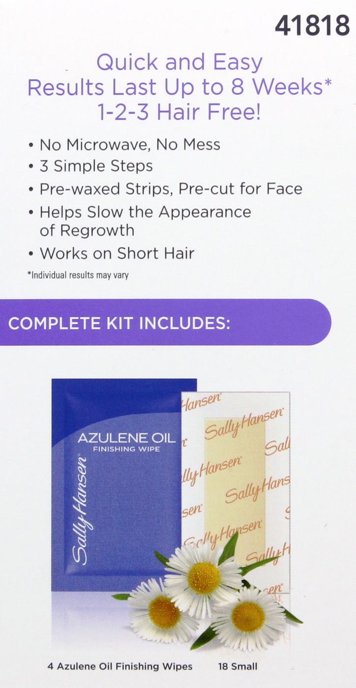 Sally Hansen Hair Remover Wax Strip Kit Shop Depilatories And Wax At H E B