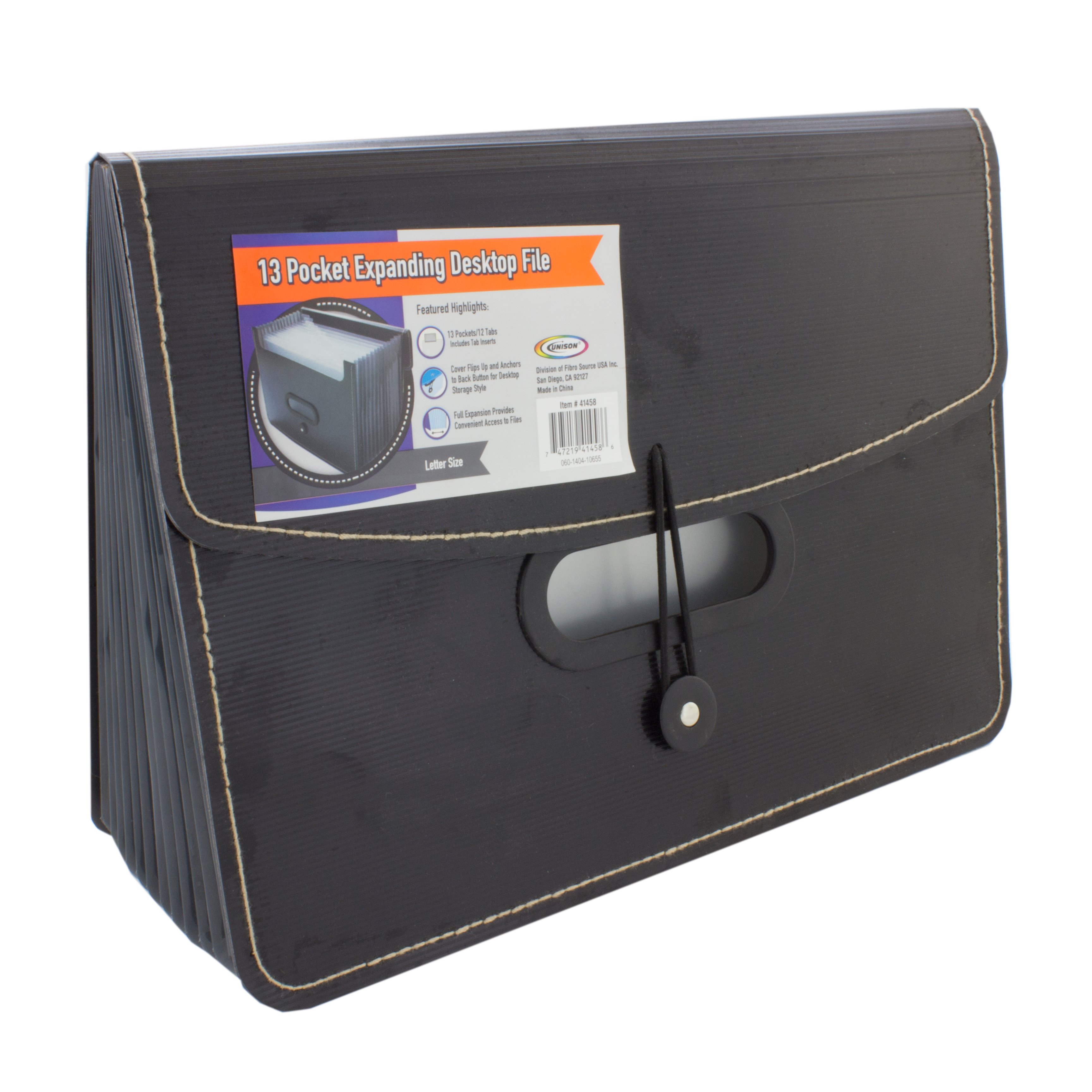 Unison Poly 13Pocket Expanding File With Easy-View - Shop Folders at H-E-B