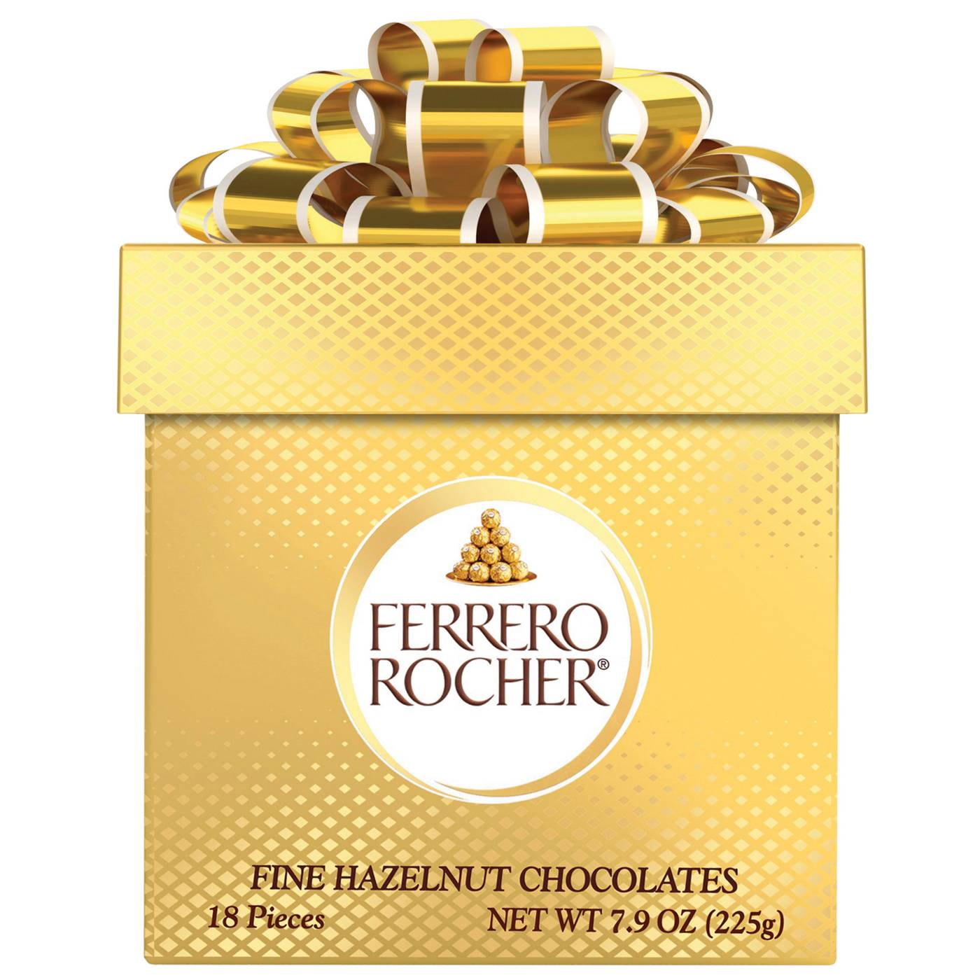 Ferrero Rocher Fine Hazelnut Chocolates Gift Cube, 18 pc - Shop Candy ...