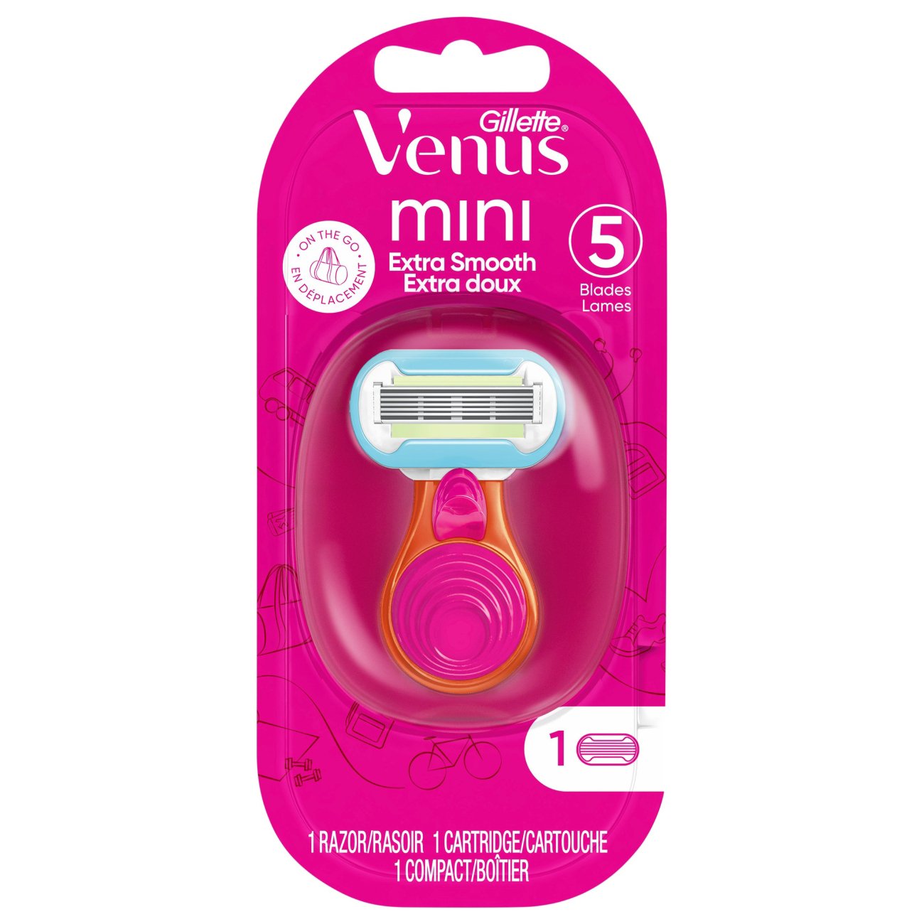 Gillette Venus Snap with Embrace On the Go Razor - Shop Razors & Blades ...