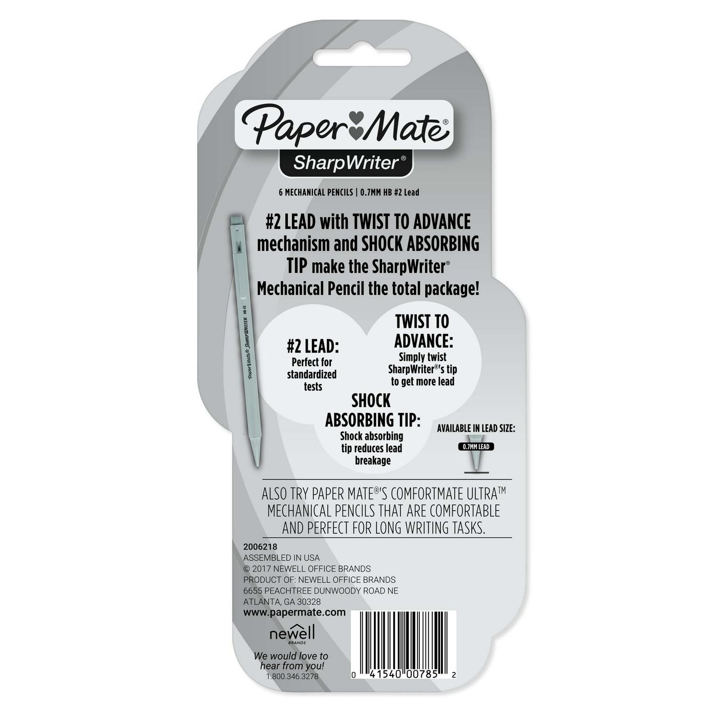 Paper Mate SharpWriter Mechanical Pencils – 0.7mm - Shop Pencils at H-E-B