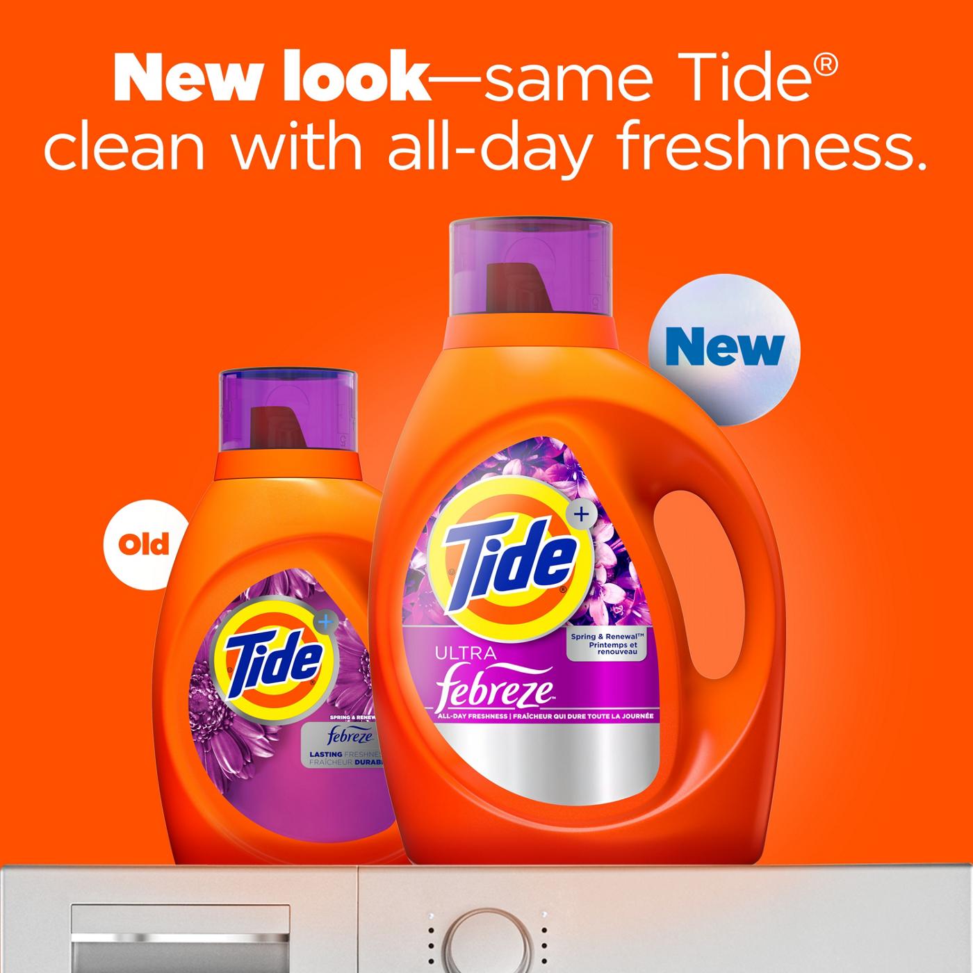 Tide + Febreze HE Turbo Clean Liquid Laundry Detergent, 59 Loads ...