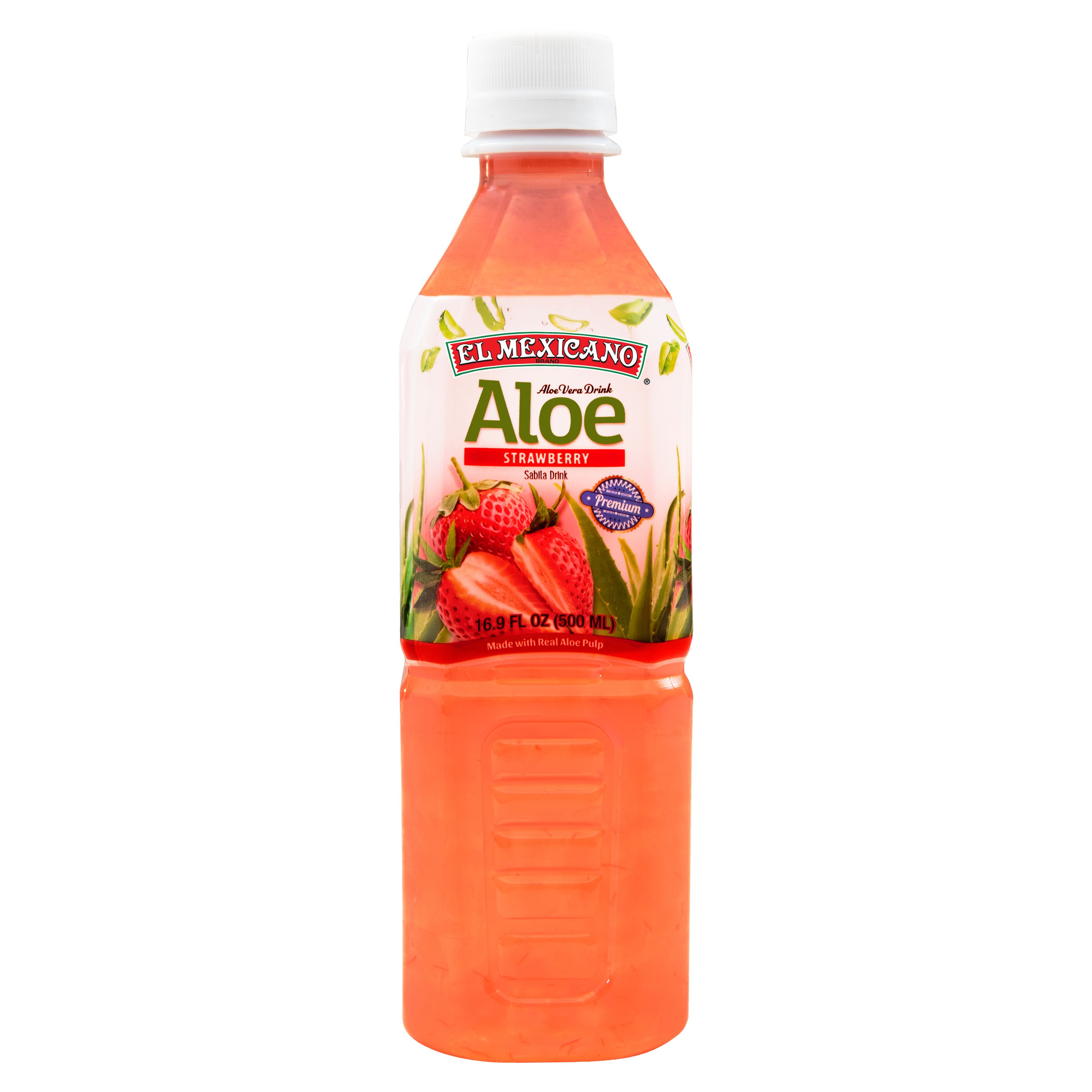 El Mexicano Strawberry Aloe Vera Drink - Shop Juice at H-E-B