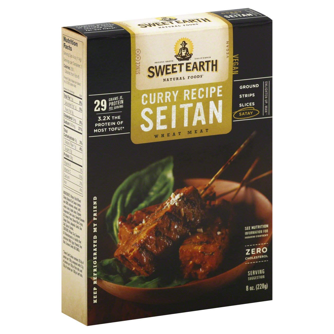 Sweet Earth Curry Recipe Seitan Satay - Shop Tofu & meat alternatives ...