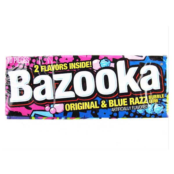 Elite Bazooka Original And Blue Razz Bubble Gum - Shop Candy at H-E-B