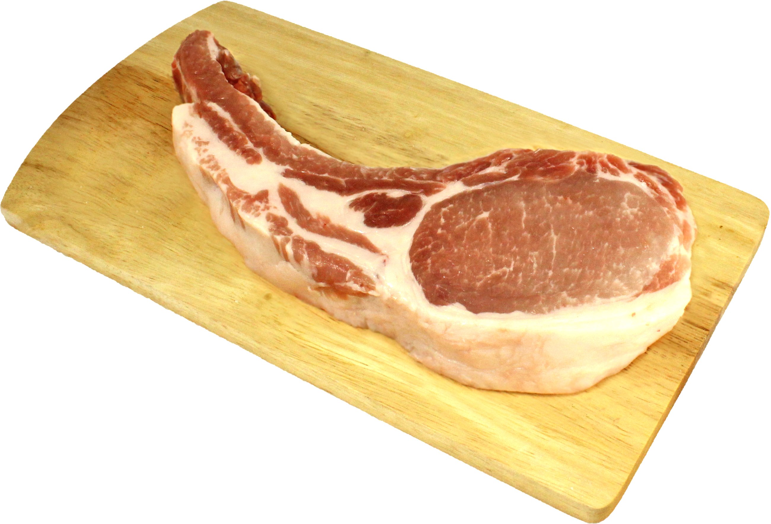 Natural Berkshire Pork Frenched Tomahawk Rib Chops | Central Market ...